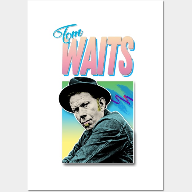 Tom Waits / Retro 90s Styled Aesthetic Design - Tom Waits - Posters and ...